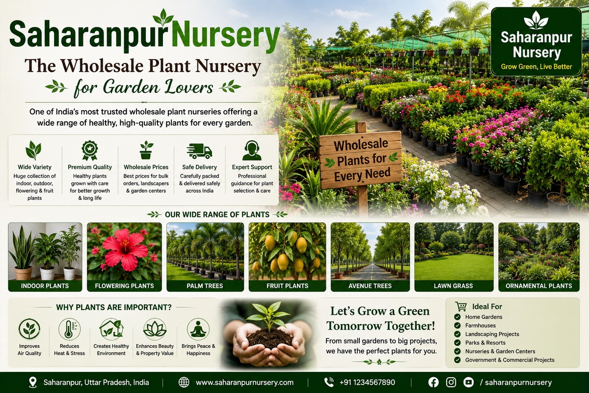 Saharanpur Nursery | The Wholesale Plant Nursery for Garden Lovers (20